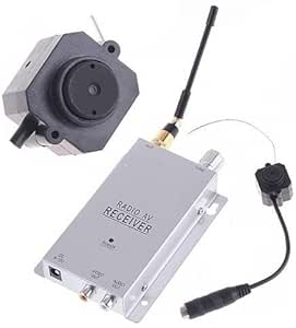 Mini Wireless 1.2Ghz Color CMOS Camera + Receiver : Amazon.ca: Electronics