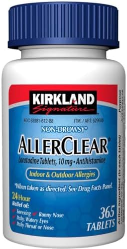 Amazon.com: Kirkland Signature AllerClear, 365 Tablets (2 Pack ...