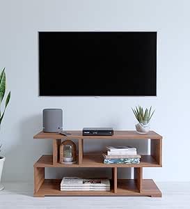 Amazon Brand - Solimo Fiddle Engineered Wood Tv Entertainment Unit for ...