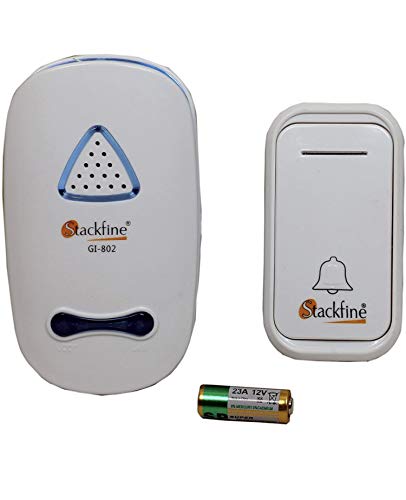 Buy STACKFINE Wireless Door Bell & Calling Bell (AC/DC) Plug in Type ...
