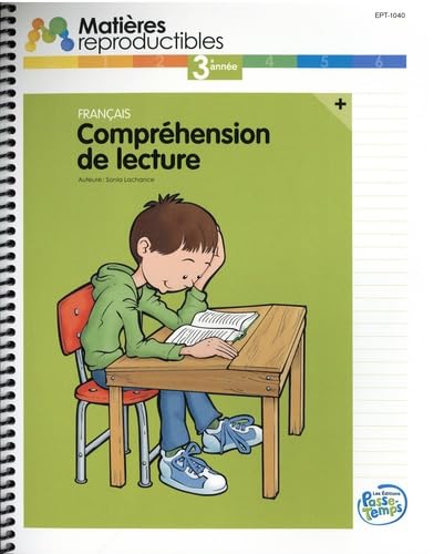 COMPRÉHENSION DE LECTURE 3EME ANNÉE : PASSE TEMPS, PASSE TEMPS: Amazon ...