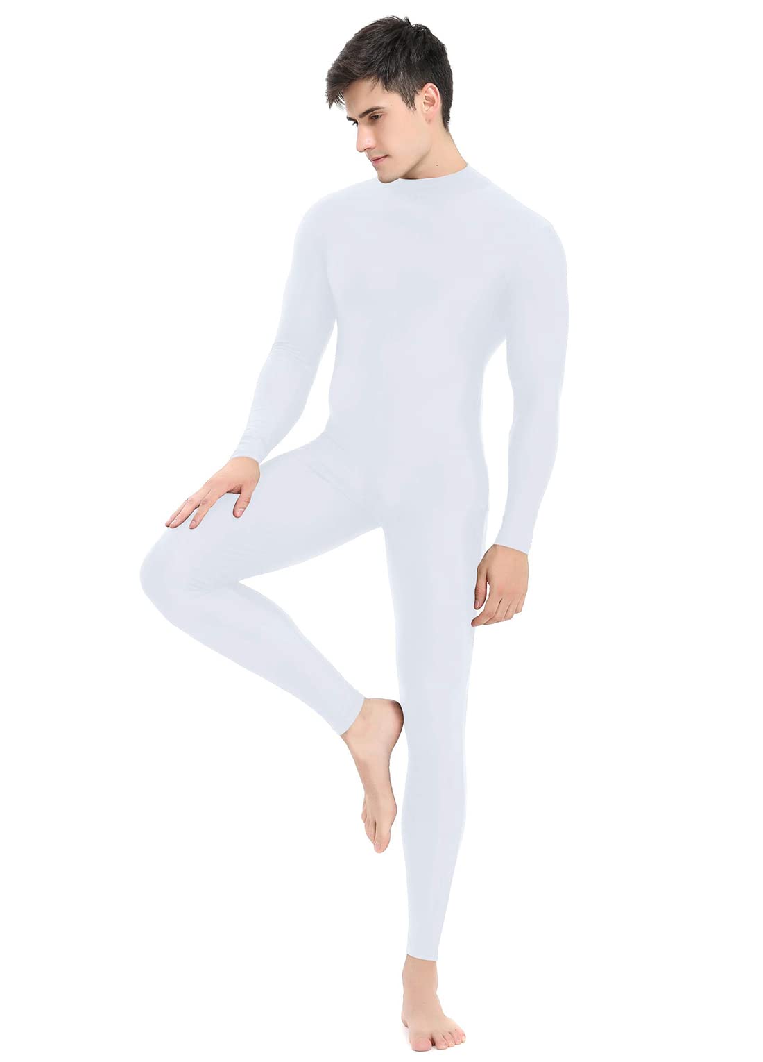 Snapklik.com : Speerise Mens Spandex Bodysuit Long Sleeve Unitard ...