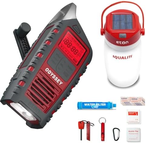 Amazon.com: Eton Odyssey Multi-Powered All-Band Bluetooth Emergency ...