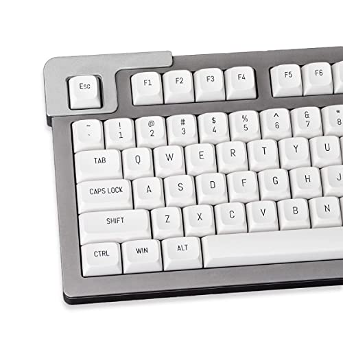 Mintcaps White Keycaps 150 Keys Doubleshot MSA Profile Custom Keycaps ...