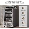 Amazon.com: Grufle Media Storage Cabinet, Audio Video Media Stand ...