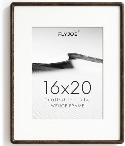Amazon.com - FLYJOE 16x20 Picture Frame, Solid Wenge Wood 16"x20" Photo ...