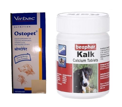 Buy BULLYPET Kalk tab Dog Supplement, 160 Tablets with Ostopet Calcium ...