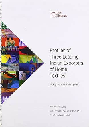 Profiles of Three Leading Indian Exporters of Home Textiles: Sekhar ...