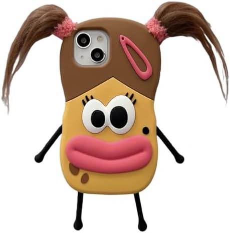 QoKcoahn Coque pour iPhone 13, jolies coques de téléphone 3D Kawaii ...