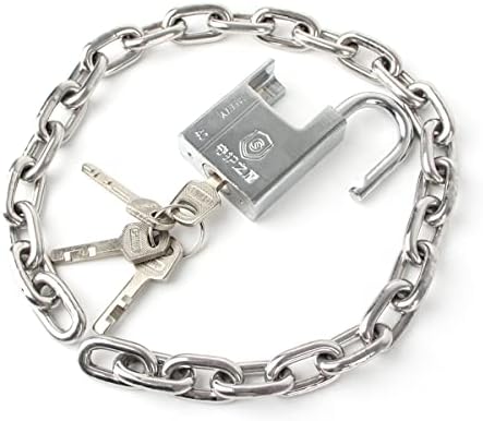 Amazon.com: Security Chain and Lock Kit,Chain Locks,Chain Length with 2 ...