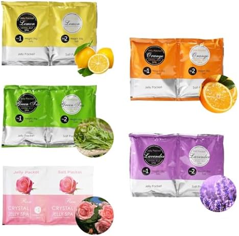 Amazon.com: Luxmars Jelly Spa Bath Jelly Pedicure Foot Soak with Maris ...