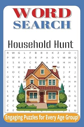 Word Search - Household Hunt Puzzle Book: Word Searches with Easy To ...