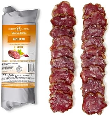 Amazon.com: Giorgio’s Naturals Handcrafted Dry-Aged Salami – Maple ...