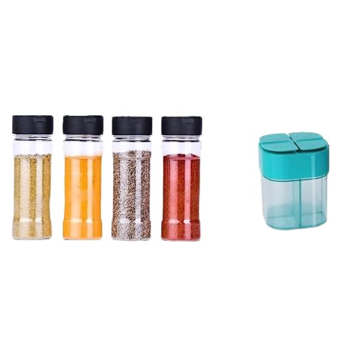 Buy Shivam'S Hub Combo Offer 4 In 1 Spice Dispenser With 4 Spice Jars ...