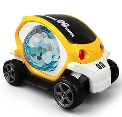 GOOD AND BEST Stunt Car 360* Rotating Toy, 09 Future Musical & Flashing ...