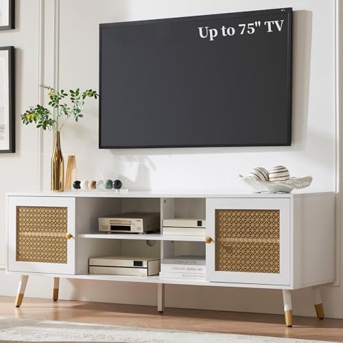 Amazon.com: JYED DECOR Modern Entertainment Center for TVs up to 75 ...