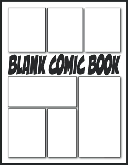 Blank Comic Book Draw Your Own Comics For Adults Over | Desertcart INDIA