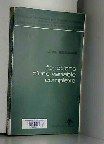 Amazon.co.jp: Fonction d'une variable complexe : 本