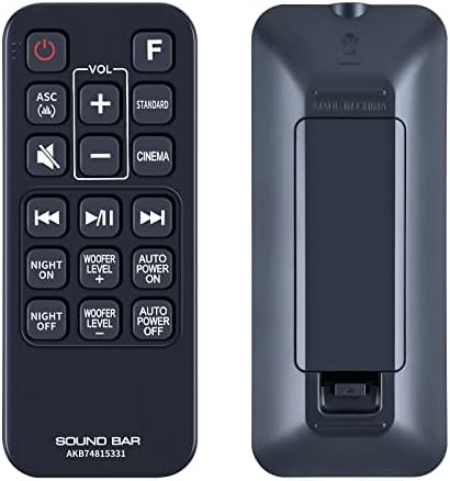 Amazon.com: AKB74815331 Soundbar Replacement Remote Control for LG ...