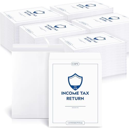 Amazon.com : Engrowtic 500 Pcs Income Tax Return Envelope for Tax ...