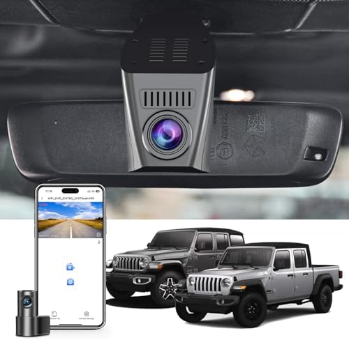 Amazon.com: Mangoal Front 4K & Rear 1080P Dash Cam Custom Fit for Jeep ...