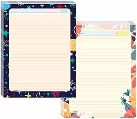 ESCAPER Flower Project Papers - Combo Pack of 50, A4 Sheets (Ruled One ...