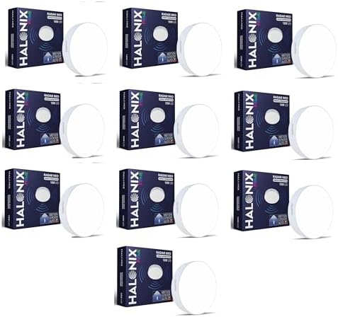 Buy Halonix Motion Sensor 10W 6500K White Radar neo Surface ...