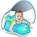 Amazon.com: LAYCOL Baby Pool Float with UPF50+ Sun Protection Canopy ...