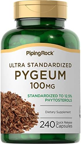 Amazon.com: Pygeum 100mg Capsules | 240 Count | Standardized Extract ...
