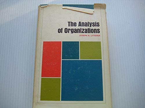 The Analysis of Organizations | Amazon.com.br