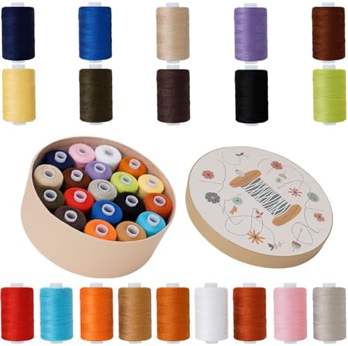 Amazon.com: CrossCultiva Denim Thread for Jeans 12 Colors 275 Yards per ...