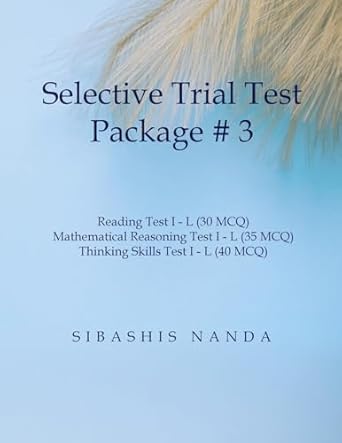 Selective Trial Test Package Set 3 : Nanda, Sibashis: Amazon.co.uk: Books