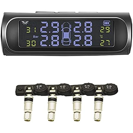 SKYSHOP ® Solar Internal TPMS Car Tire Pressure Monitoring System with ...