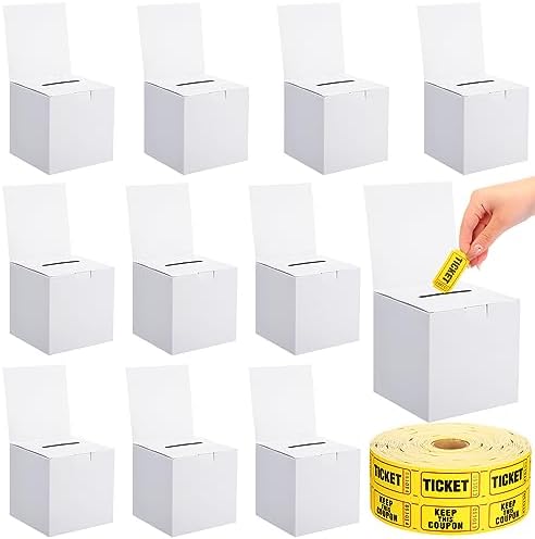 Amazon.com : Thyle 10 Pcs Suggestion Boxes with Slot Raffle Boxes ...