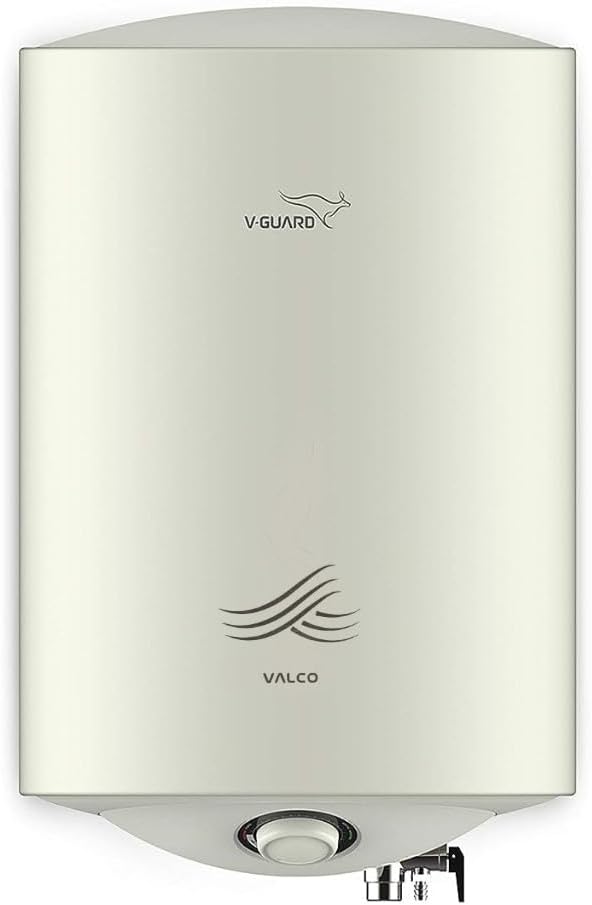 Buy V-Guard Valco 10 L Storage Water Heater with glass-lined AC (anti ...