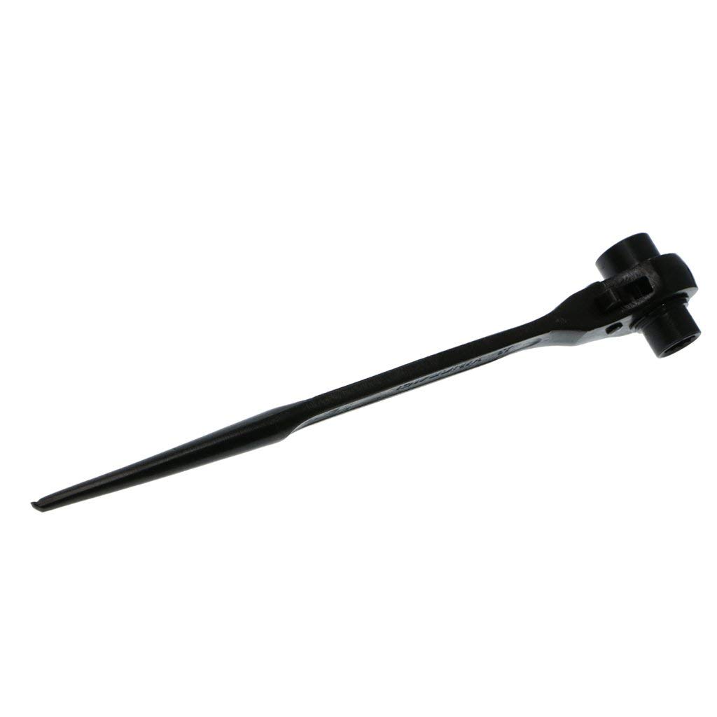 Buy Scaffold Spanner Ratchet Podger Scaffolding Ratchet Wrench Black ...