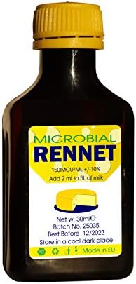 Amazon.com: Microbial Liquid RENNET Coagulant 30ml | add 2ml per 5L of ...