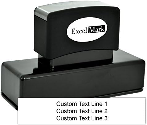 Amazon.com : Custom Pre Inked Stamp – ExcelMark (XL3-265E) : Office Products