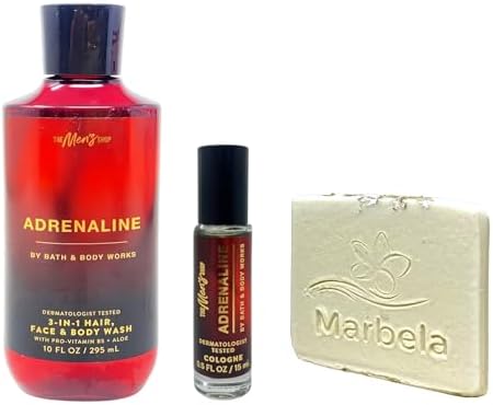 Amazon.com: Bath & Body Works Adrenaline - 3 In 1 Hair, Face And Body ...