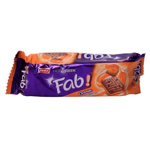 Amazon.com: NEW! Parle Hide & Seek Fab! Orange Flavored Choco Chip ...