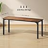 Amazon.com: HOMCOM Modern Simple Large Computer Desk, 71" Long Home ...