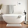 RUMOSE Matte Black Bathtub Filler Freestanding Tub Filler Floor Mount ...