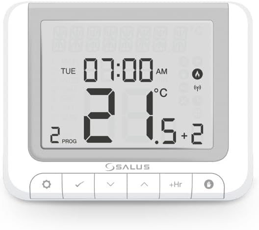 Salus RT310RF Wireless Thermostat, White : Amazon.co.uk: DIY & Tools