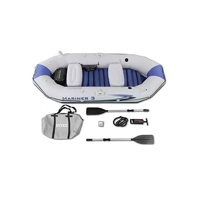 Buy Intex Mariner 3 Inflatable Dinghy 3 Man Boat with Aluminium Oars ...