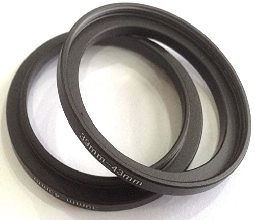 2x Video Camera Lens 39-43mm Step Up Conversion Rings Connect Adapter ...