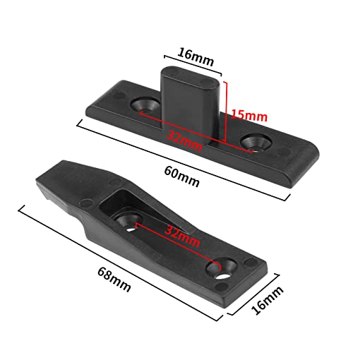 YINETTECH 10 Sets Kitchen Cabinet Plinth Connector Brackets Suspension ...