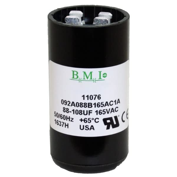11076 - Mars OEM Replacement Motor Start Capacitor 165 Volt 88-108 MFD ...