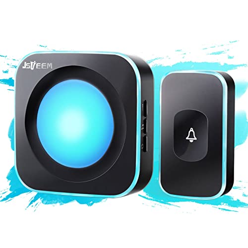 Wireless Doorbell Plug in Door Bells Wireless Cordless at 1200 Feet ...