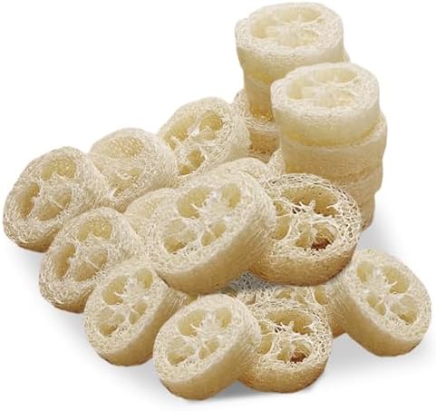 24 Stück Luffa Schwamm, Küche Luffaschwamm, Natürliche Luffa Gurke ...