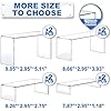 Amazon.com: Aheroi Large Acrylic Risers, 8 Pcs 2 Set Acrylic Display ...